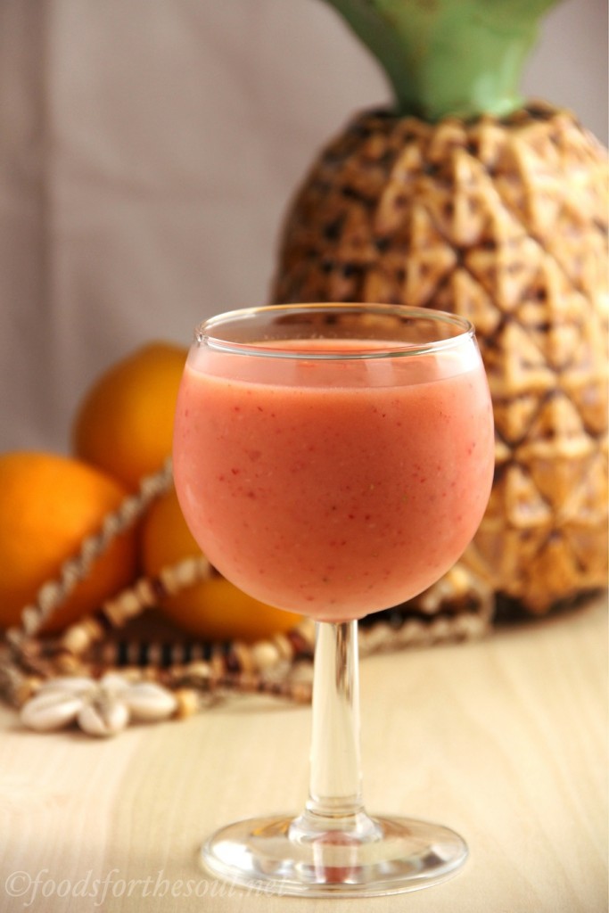 Strawberry Surf Rider Jamba Juice Smoothie | Amy's Healthy Baking