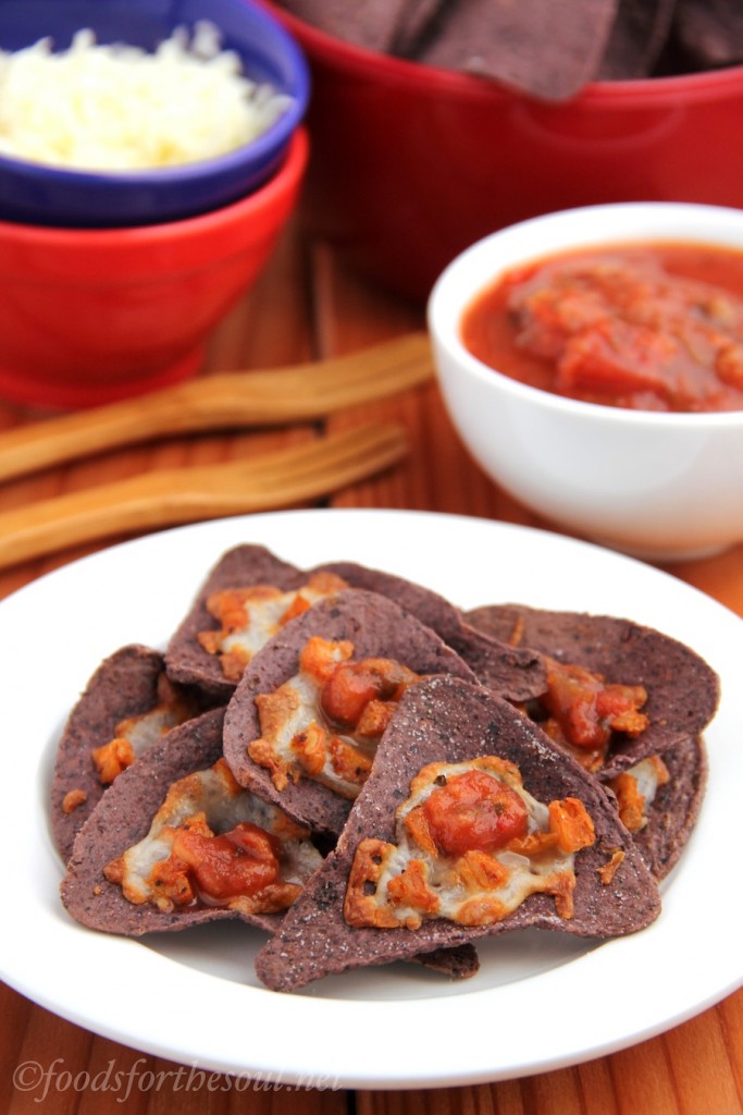 Red, White, & Blue Nachos | Amy's Healthy Baking