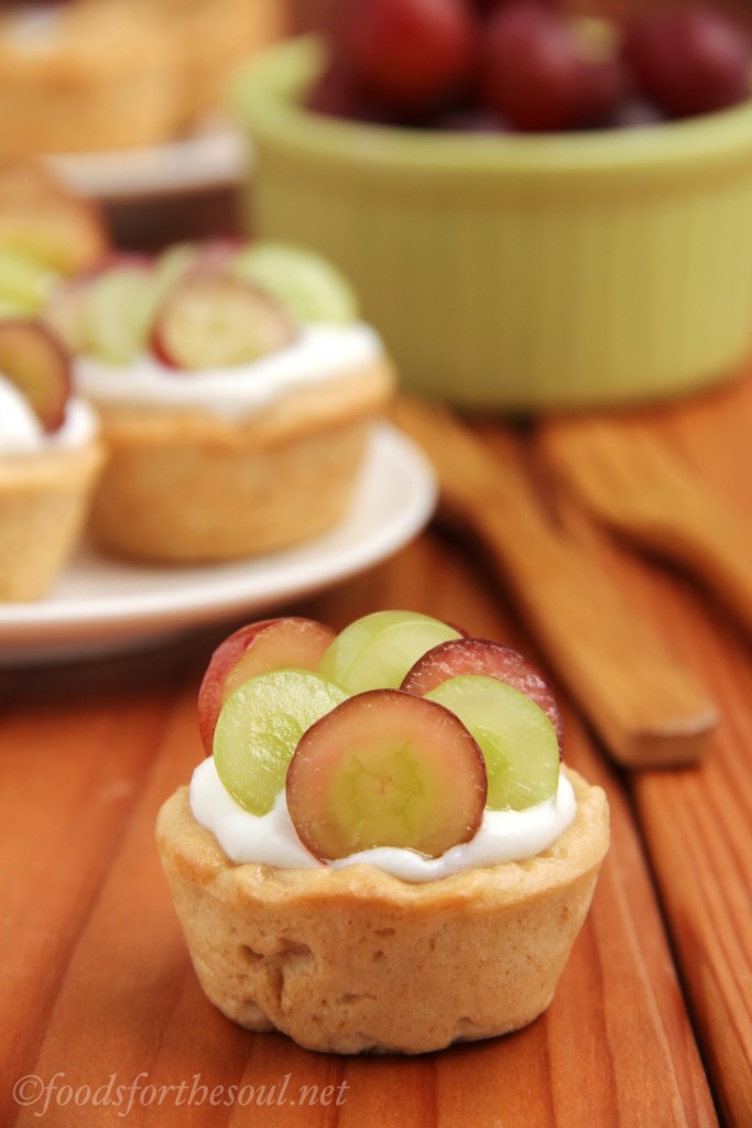 Mini Grape Tarts | Amy's Healthy Baking