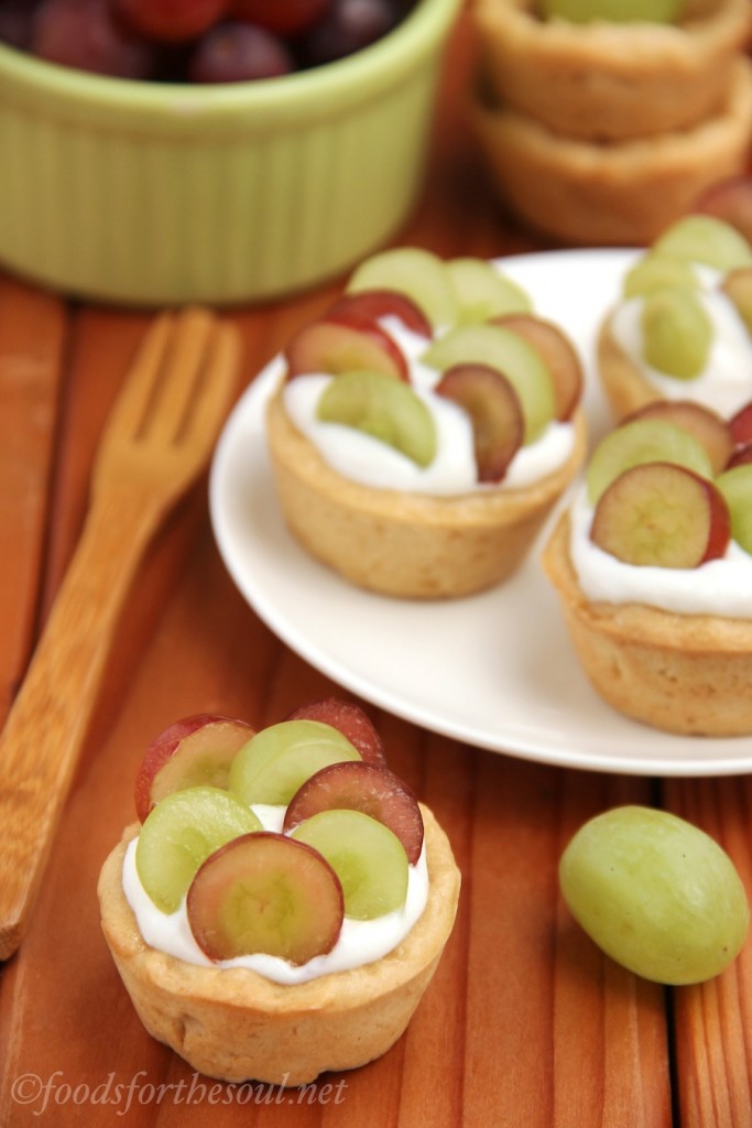 Mini Grape Tarts | Amy's Healthy Baking