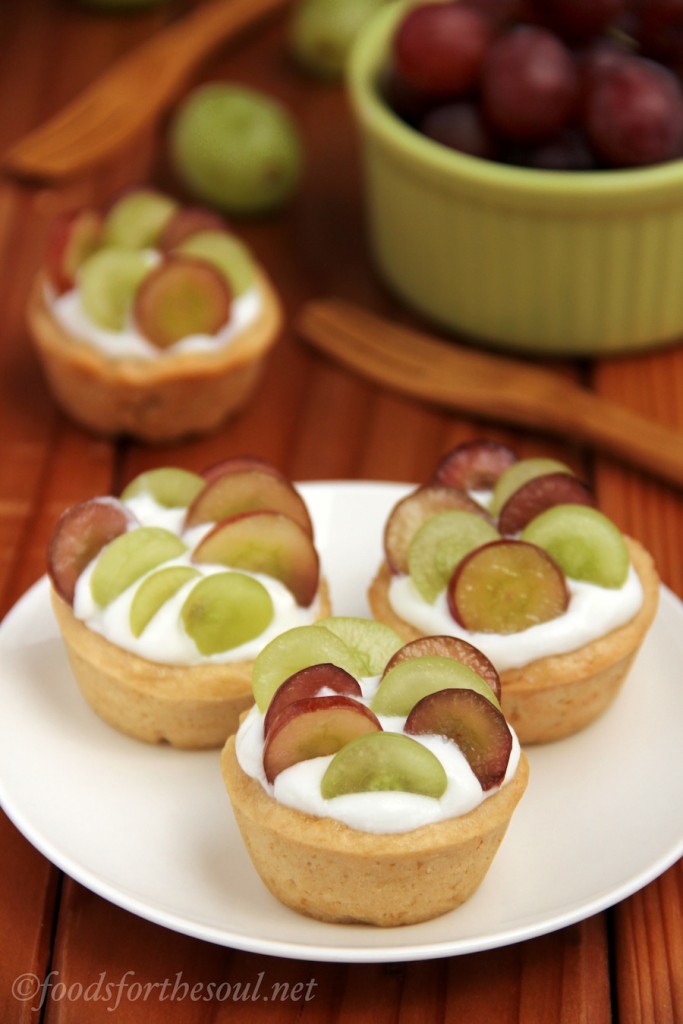 Mini Grape Tarts | Amy's Healthy Baking