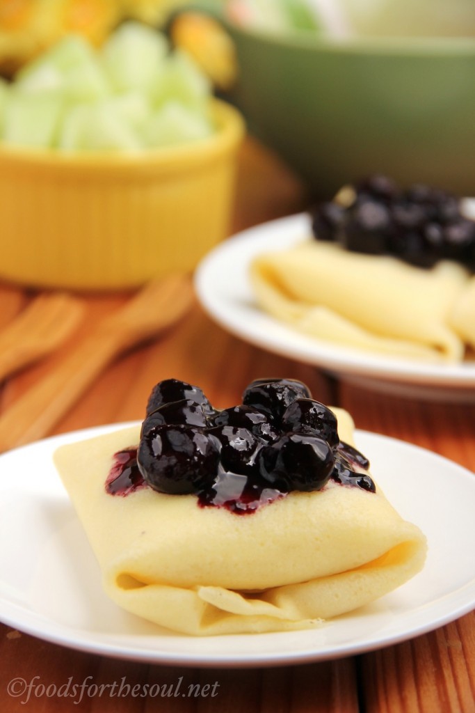 Blueberry Blintzes | Amy's Healthy Baking