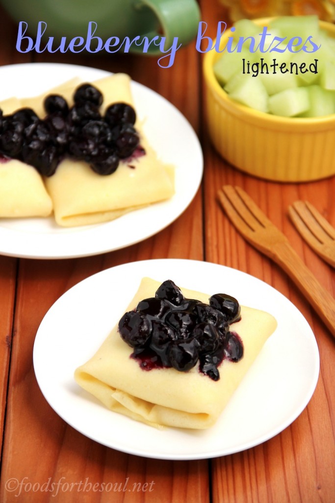 Blueberry Blintzes | Amy's Healthy Baking