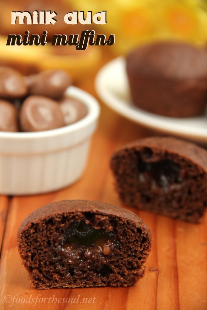 Milk Dud Mini Muffins | Amy's Healthy Baking
