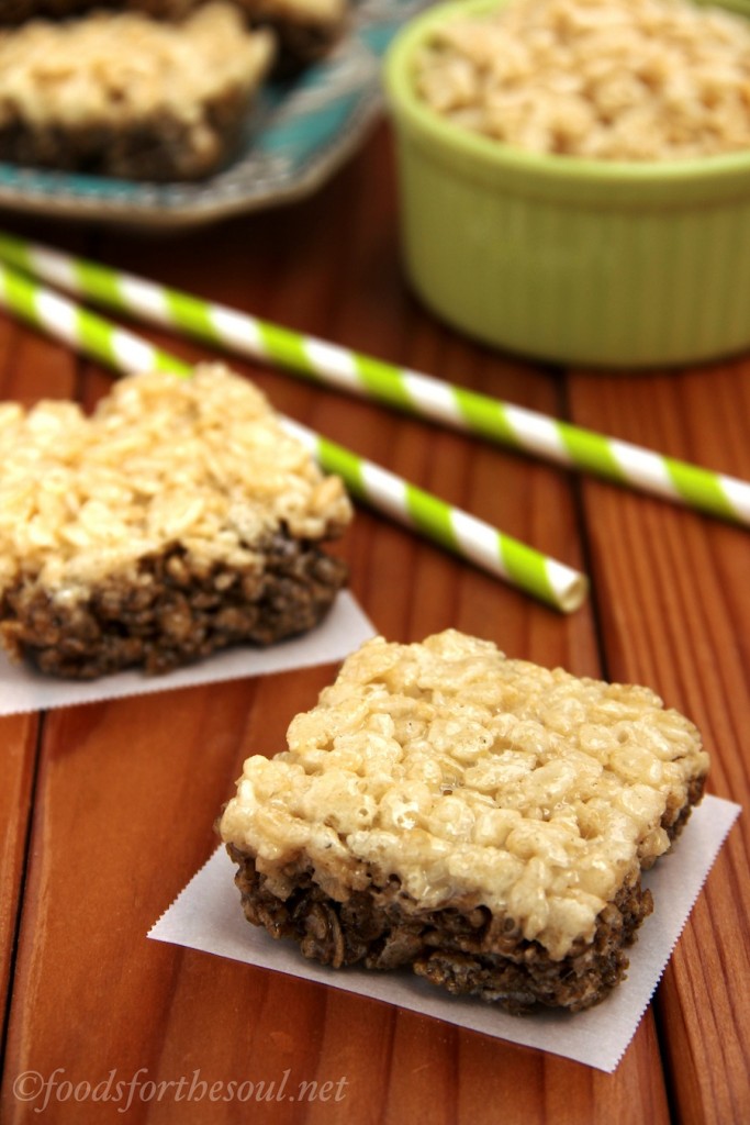 Root Beer Float Rice Krispie Treats | Amy's Healthy Baking