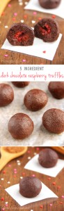 Dark Chocolate Raspberry Truffles | Amy's Healthy Baking