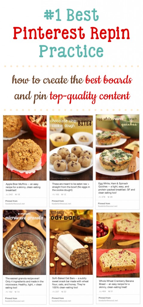 #1 Best Pinterest Repin Practice | Amy's Healthy Baking