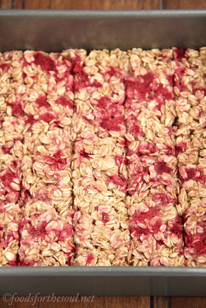 Chewy Raspberry Apple Granola Bars | Amy's Healthy Baking