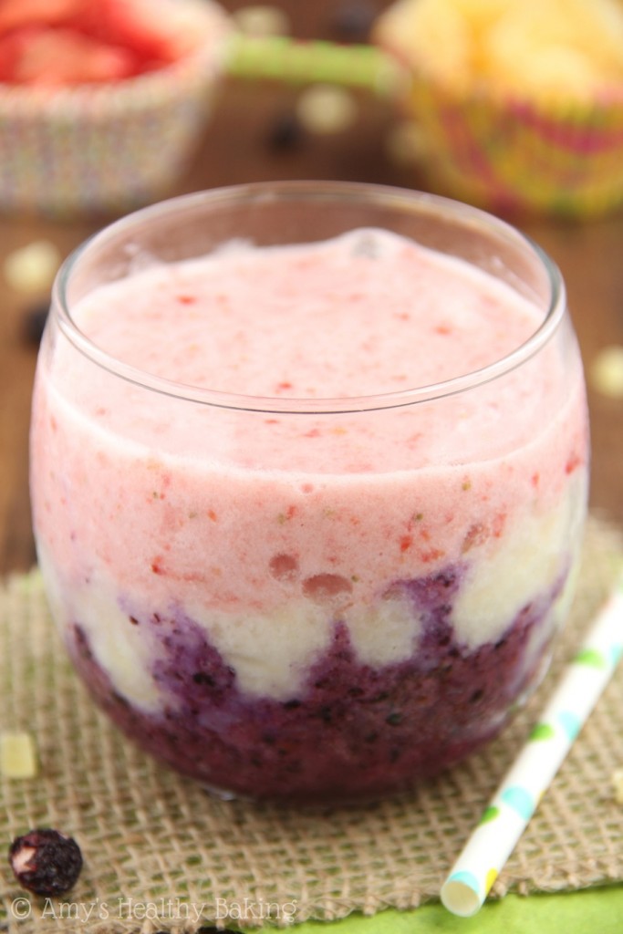 Fruity Easter Egg Smoothie | Amy's Healthy Baking