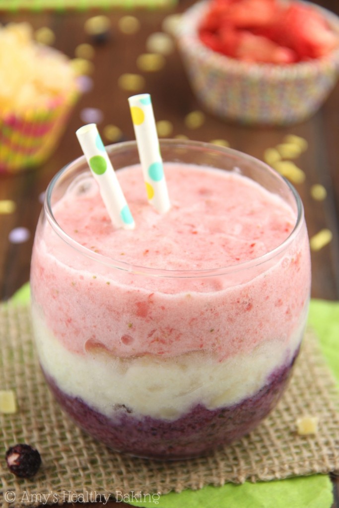 Fruity Easter Egg Smoothie | Amy's Healthy Baking