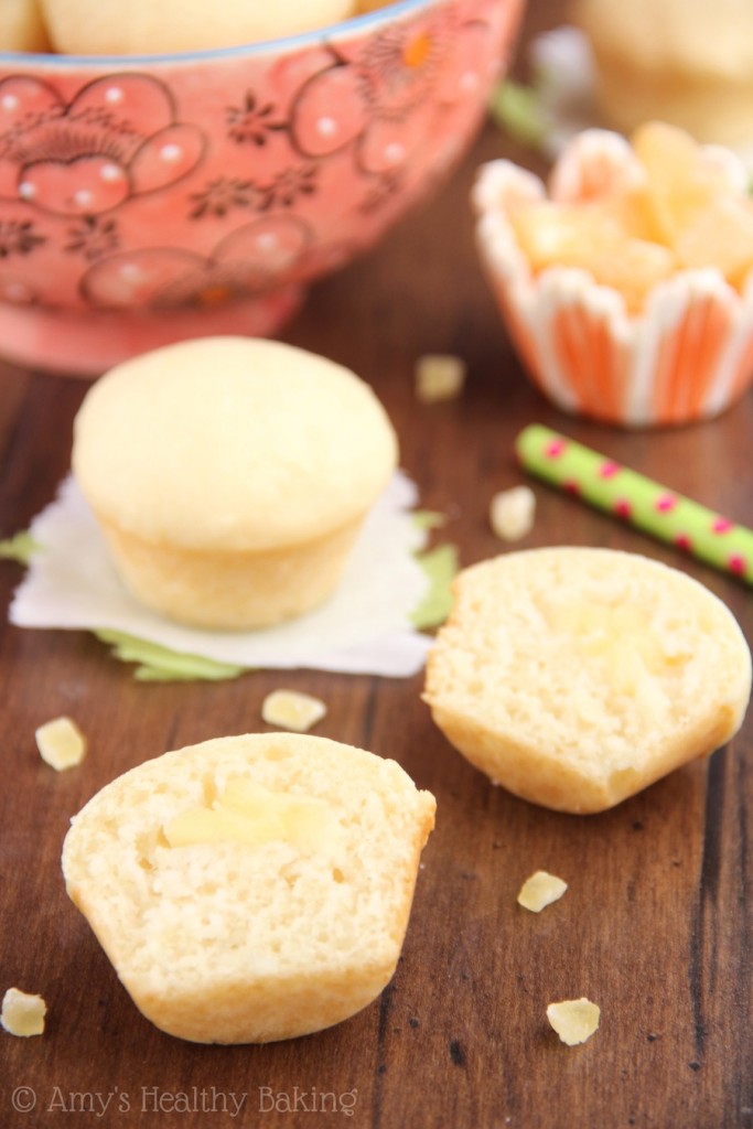 Tropical Surprise Mini Muffins | Amy's Healthy Baking