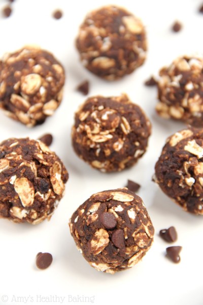 Healthy Chocolate Fig Energy Bites | Amy's Healthy Baking