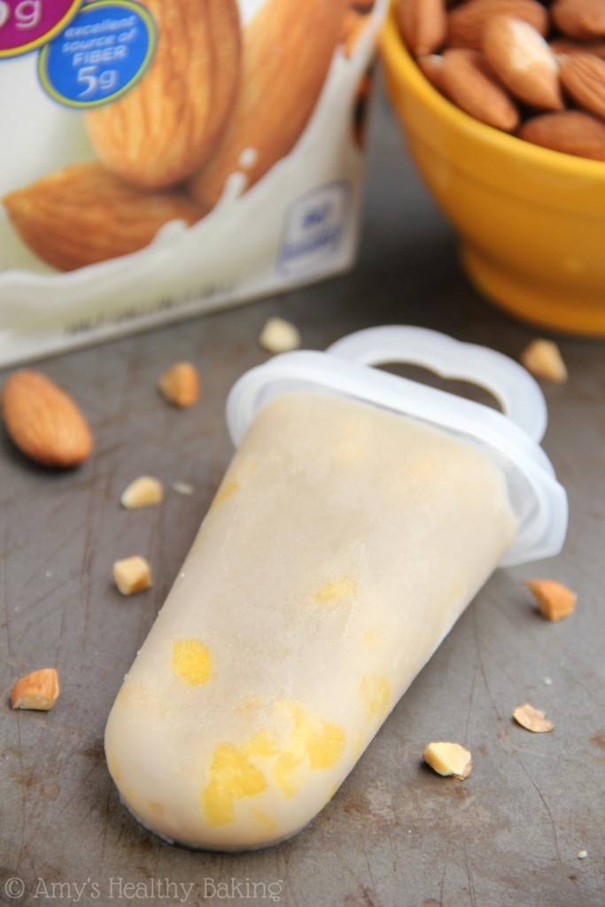 Mango Almond Popsicles | Amy's Healthy Baking