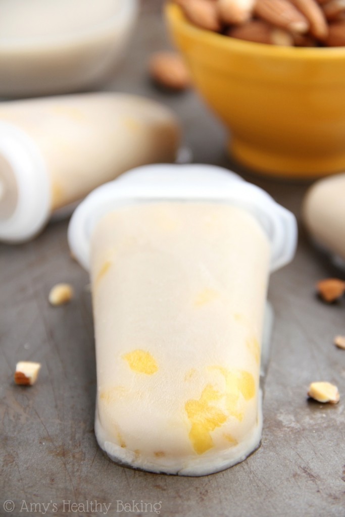 Mango Almond Popsicles | Amy's Healthy Baking