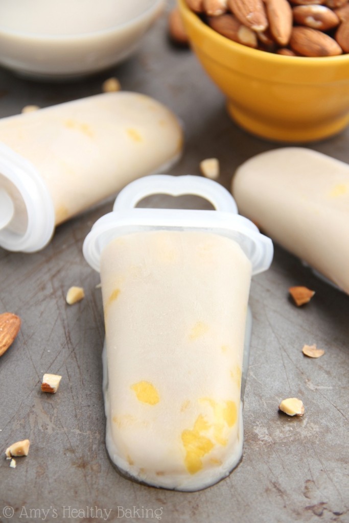 Mango Almond Popsicles | Amy's Healthy Baking