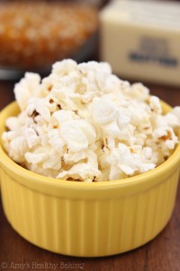 Skinny Buttered Popcorn | Amy's Healthy Baking