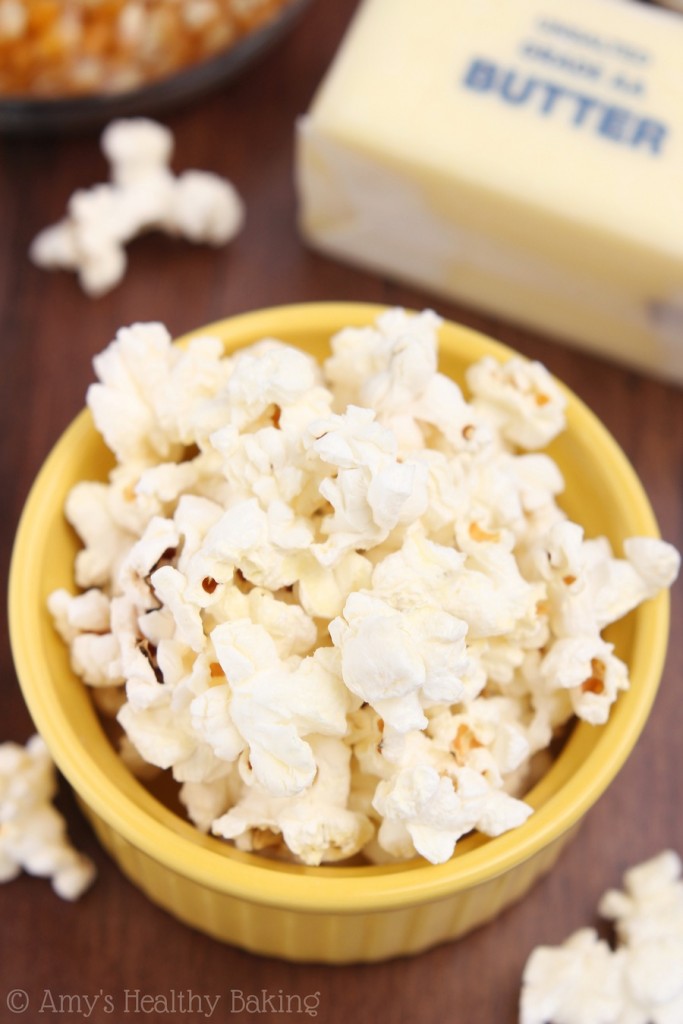 Skinny Buttered Popcorn | Amy's Healthy Baking