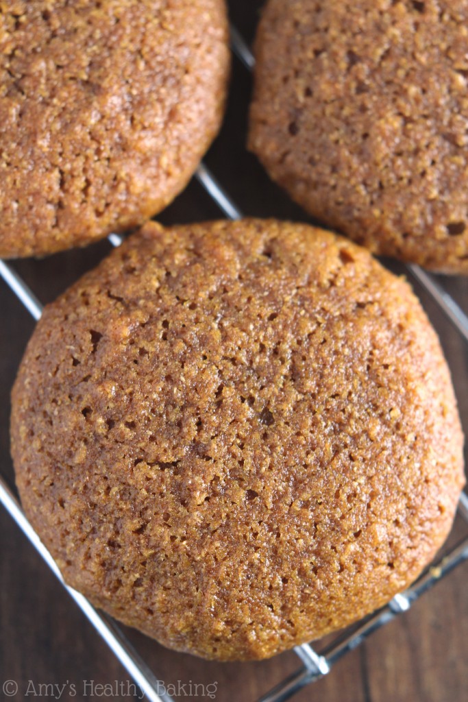 Healthy Soft Baked Ginger Cookies | Amy's Healthy Baking
