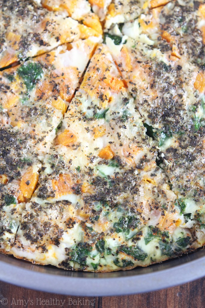 Skinny Kale & Butternut Squash Quiche | Amy's Healthy Baking