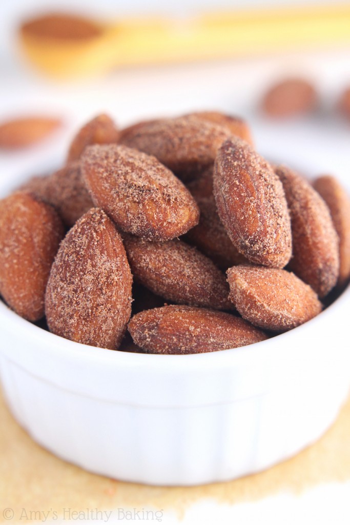 Cinnamon Roasted Almonds | Amy's Healthy Baking