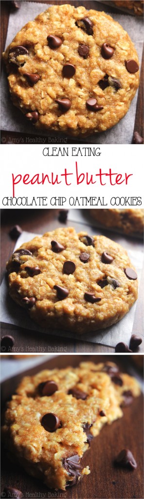 Chocolate Chip Peanut Butter Oatmeal Cookies {Recipe Video!} | Amy's ...