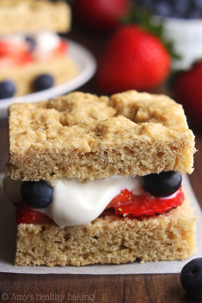 Clean Mixed Berry Shortcakes {Recipe Video!} | Amy's Healthy Baking