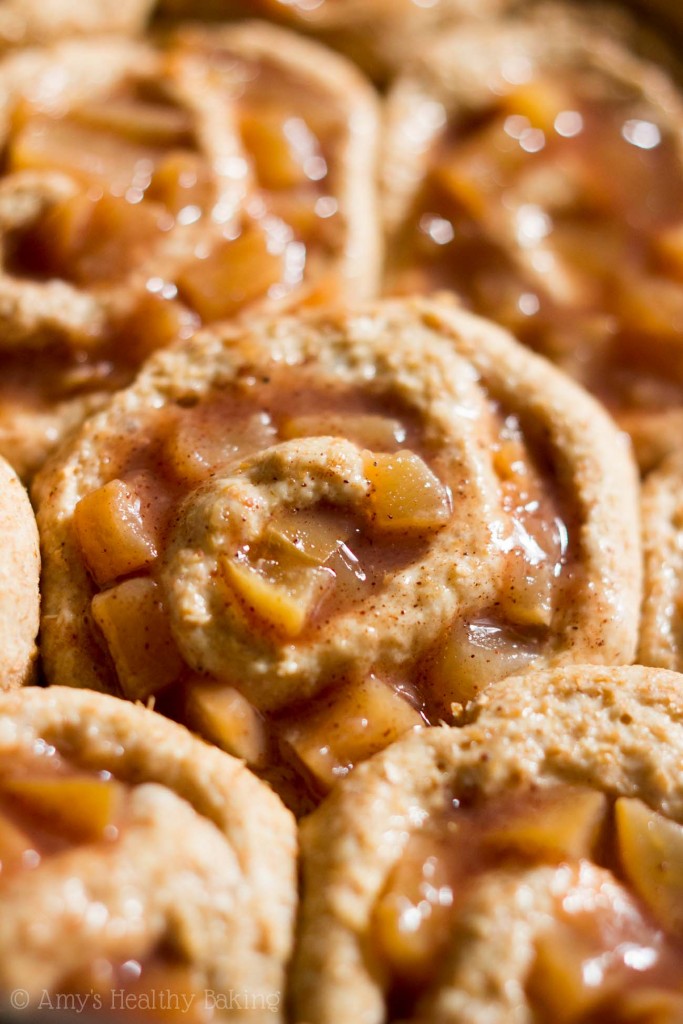 Whole Wheat Apple Pie Cinnamon Rolls | Amy's Healthy Baking