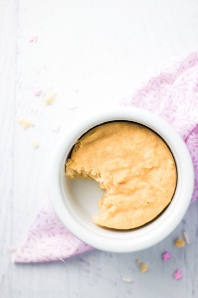 Skinny Single-Serving Vanilla Mug Cake {Recipe Video!} | Amy's Healthy ...