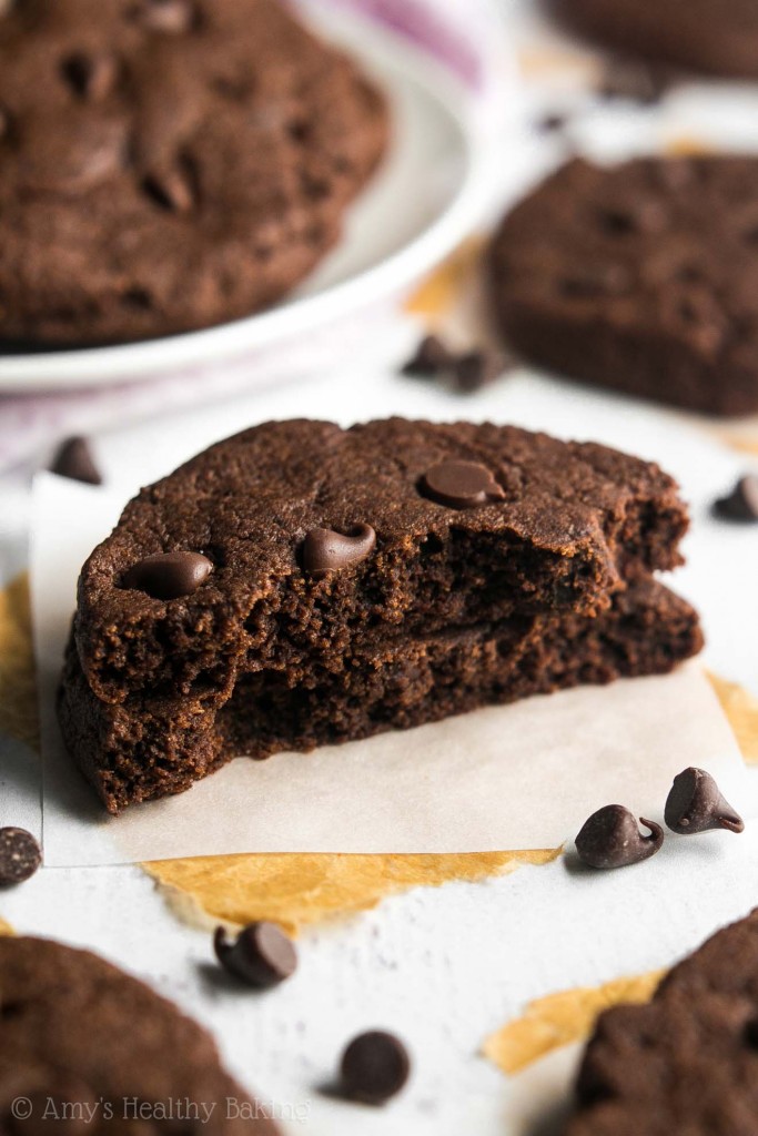 Fudgy Triple Chocolate Cookies | Amy's Healthy Baking
