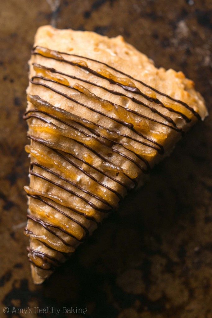 Healthy Samoa Cookie Scones | Amy's Healthy Baking
