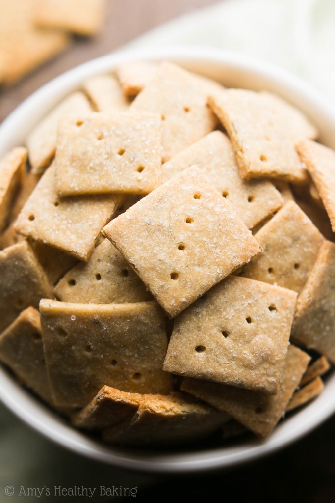 Simple Herbed Quinoa Crackers | Amy's Healthy Baking