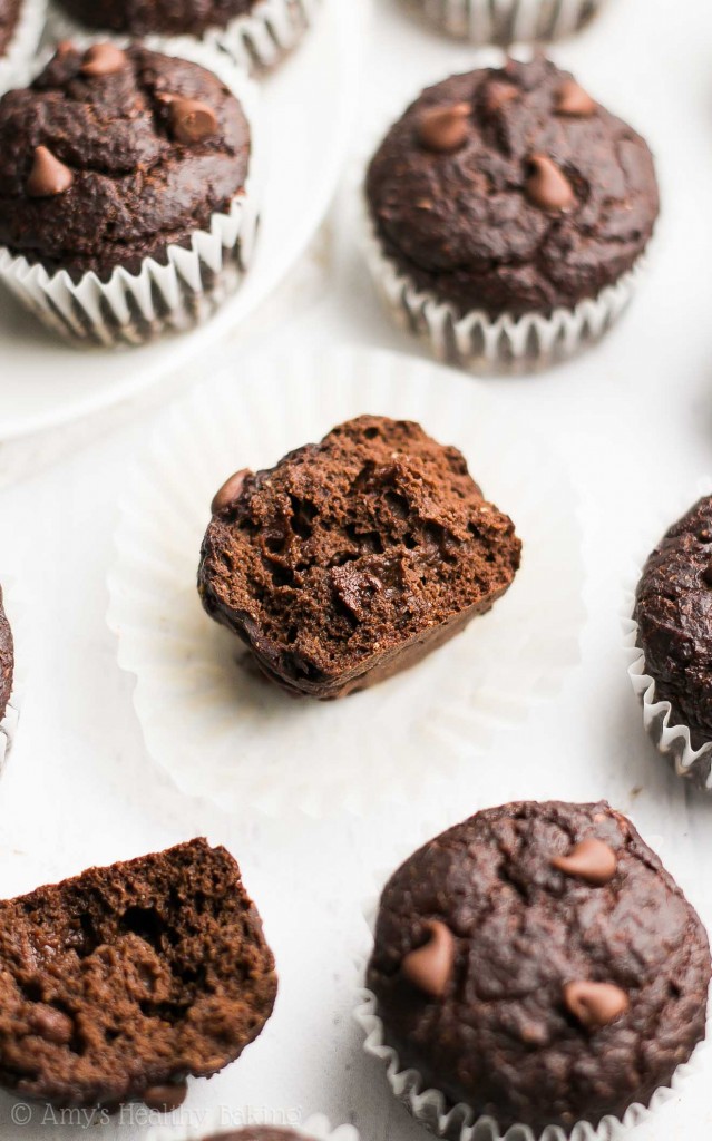 The Ultimate Healthy Chocolate Mini Muffins | Amy's Healthy Baking