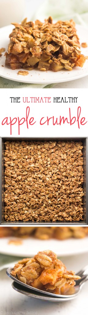 The Ultimate Healthy Apple Crumble | Amy's Healthy Baking
