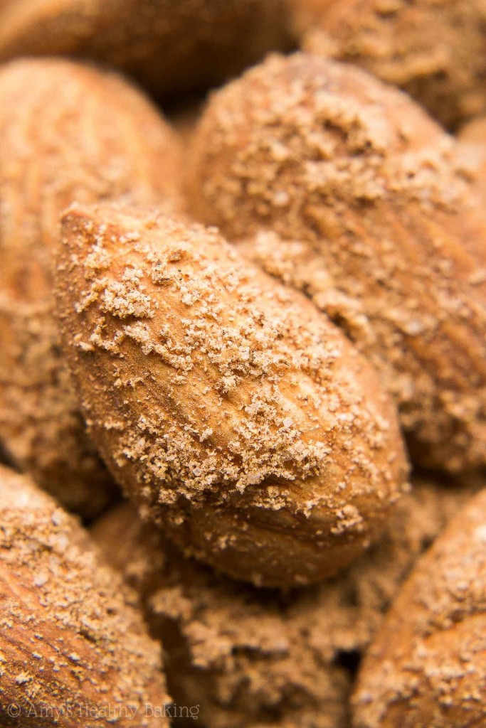 Gingerbread Spice Roasted Almonds | Amy's Healthy Baking