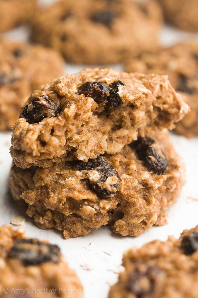 Healthy Oatmeal Raisin Breakfast Cookies | Amy's Healthy Baking