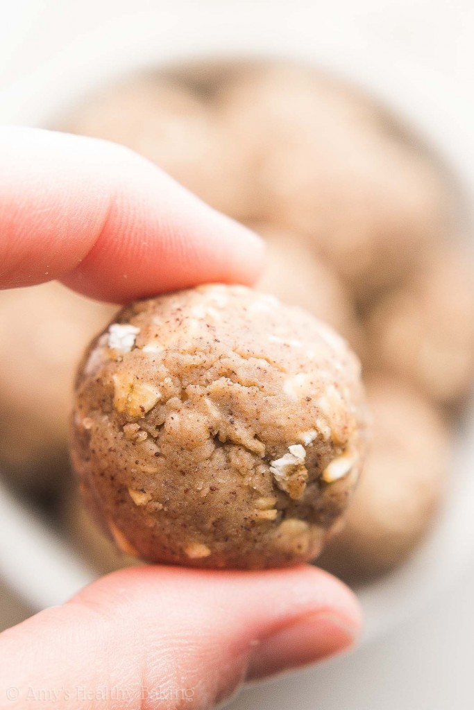 Easy Snickerdoodle Energy Bites | Amy's Healthy Baking