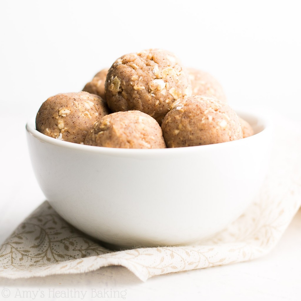 Easy Snickerdoodle Energy Bites | Amy's Healthy Baking
