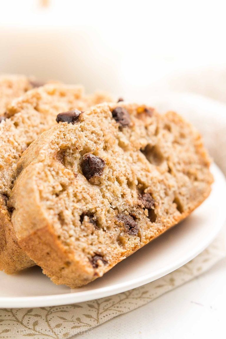 Healthy Small Batch Chocolate Chip Banana Bread | Amy's Healthy Baking