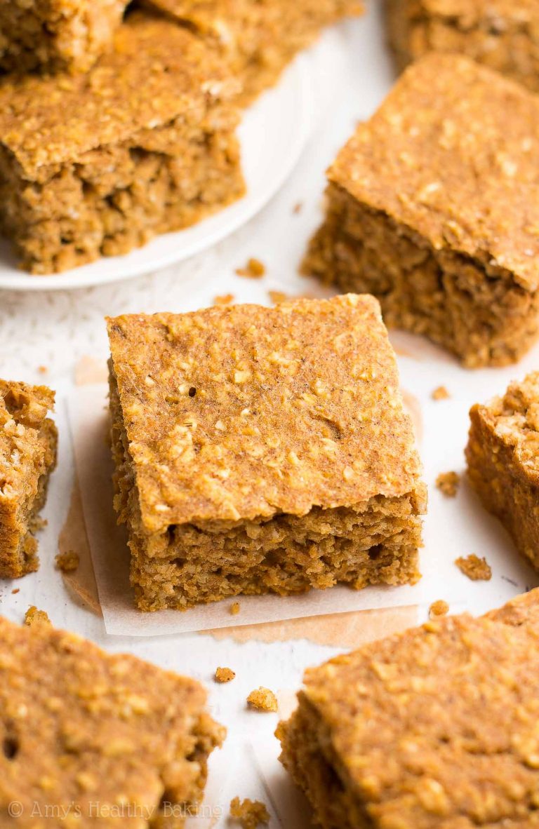 Healthy Pumpkin Oatmeal Snack Cake | Amy's Healthy Baking