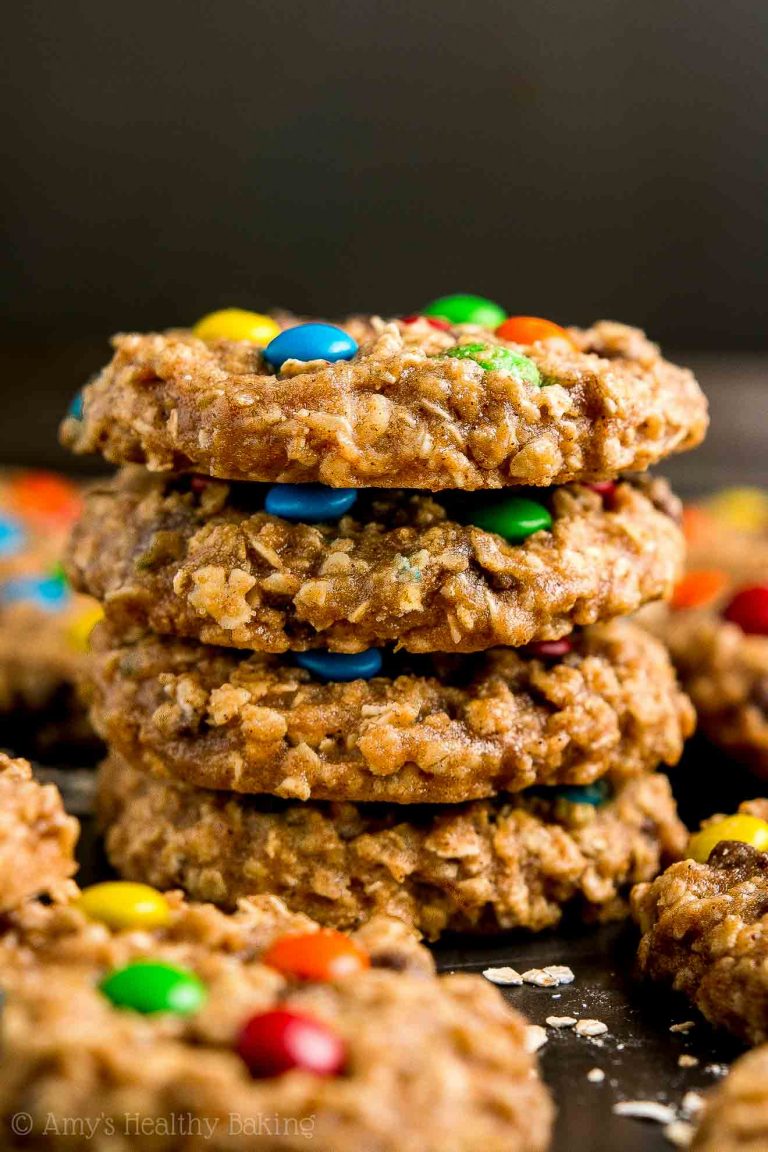 Healthy Banana Monster Cookies | Amy's Healthy Baking