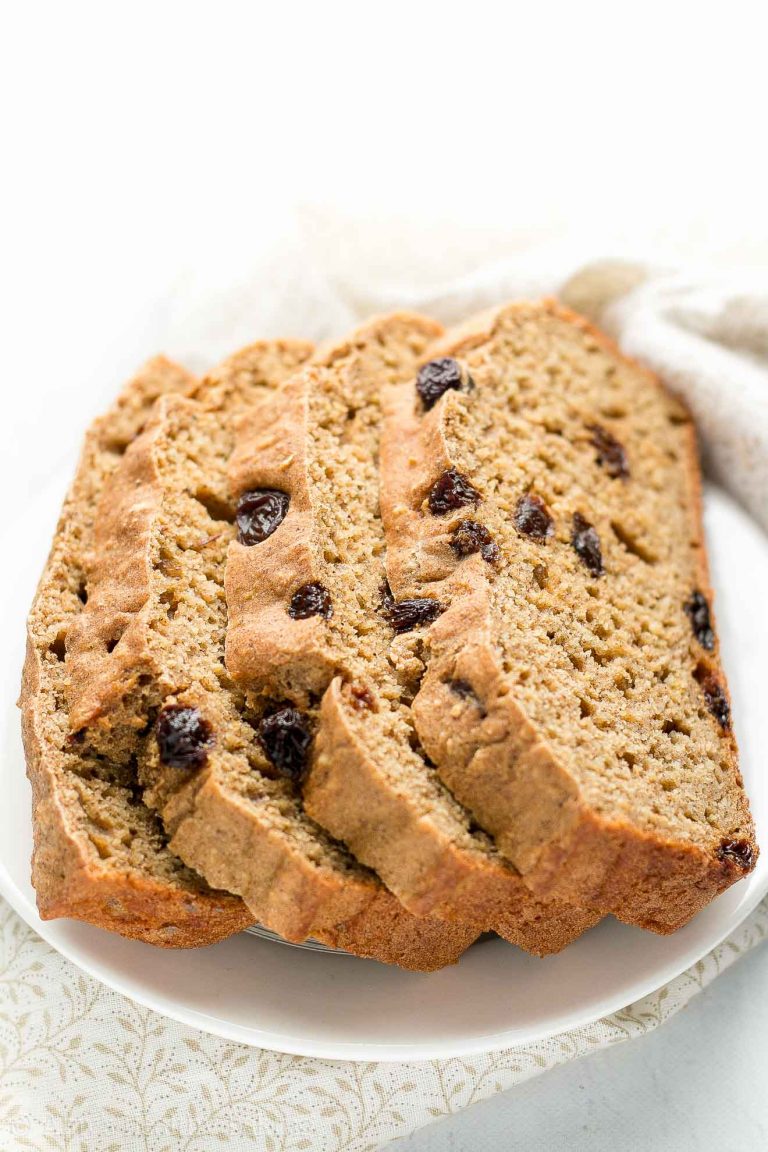 Healthy Oatmeal Raisin Breakfast Quick Bread | Amy's Healthy Baking