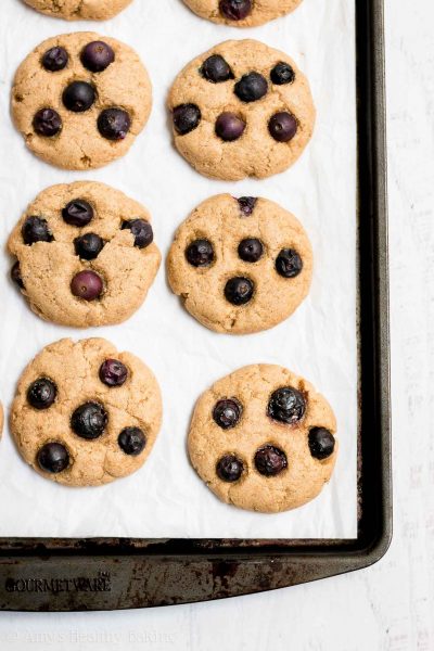 Healthy Blueberry Cookies | Amy's Healthy Baking