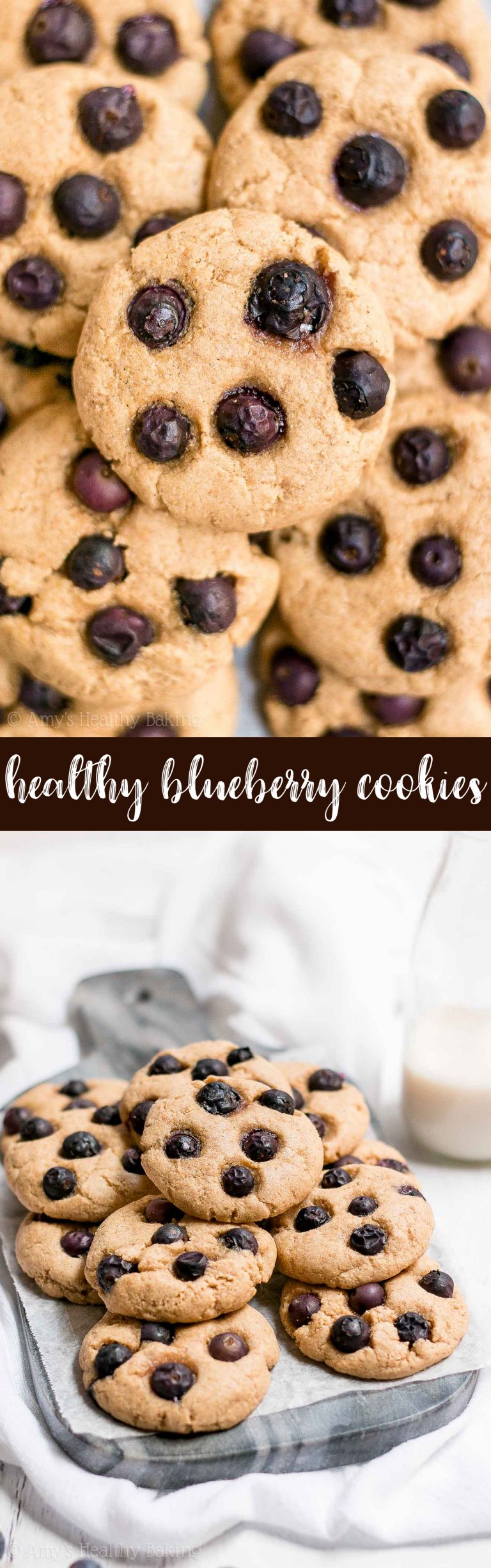Healthy Blueberry Cookies | Amy's Healthy Baking