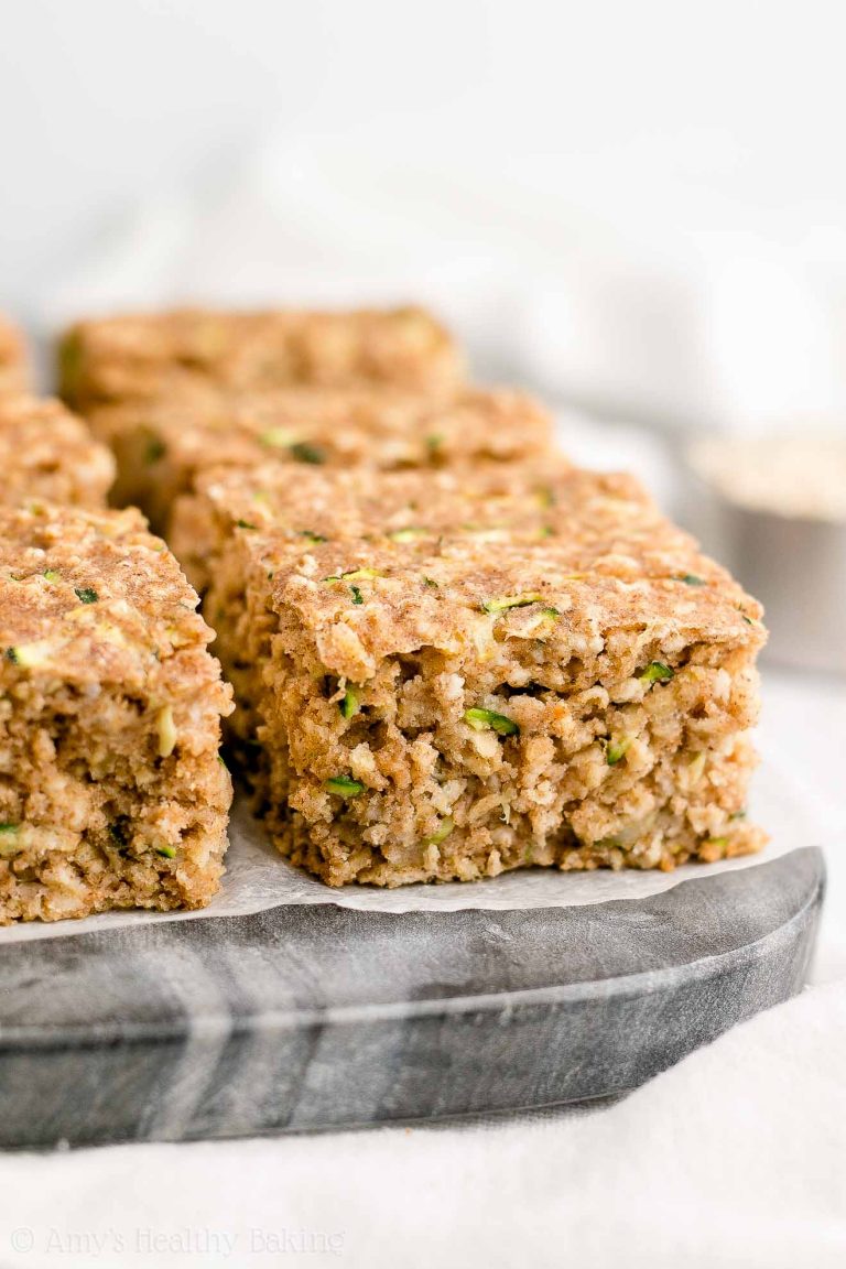 Healthy Zucchini Oatmeal Snack Cake | Amy's Healthy Baking