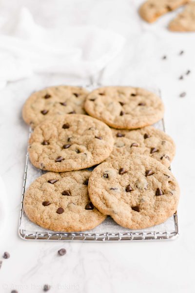 The Ultimate Healthy Chocolate Chip Cookies (Easy Recipe!) | Amy's ...