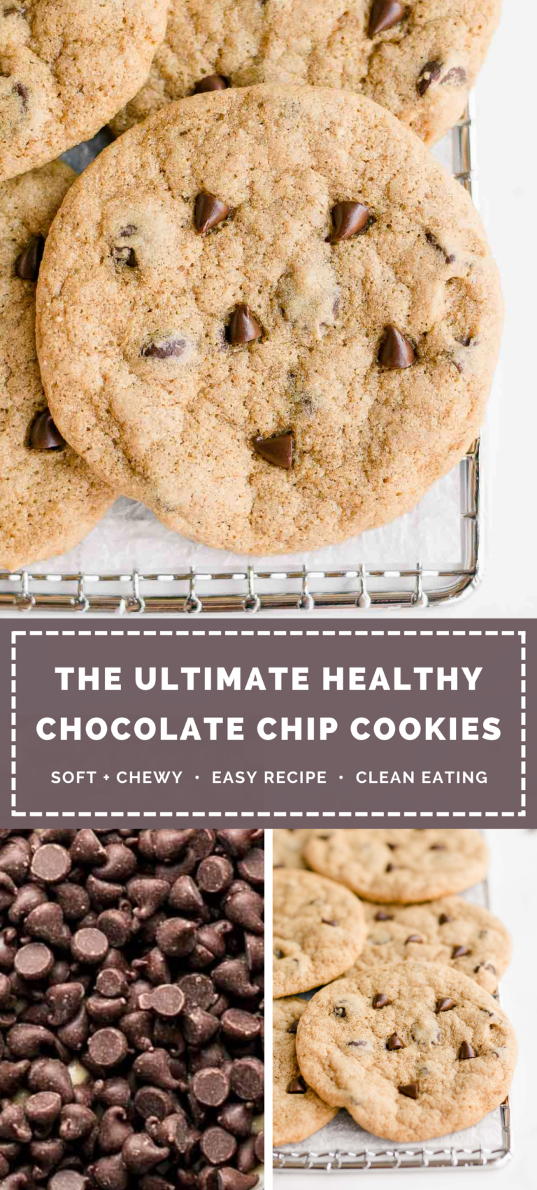 The Ultimate Healthy Chocolate Chip Cookies (Easy Recipe!) | Amy's ...