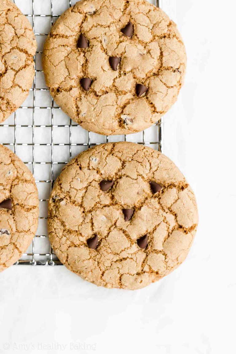 The Ultimate Healthy Crunchy Chocolate Chip Cookies | Amy's Healthy Baking