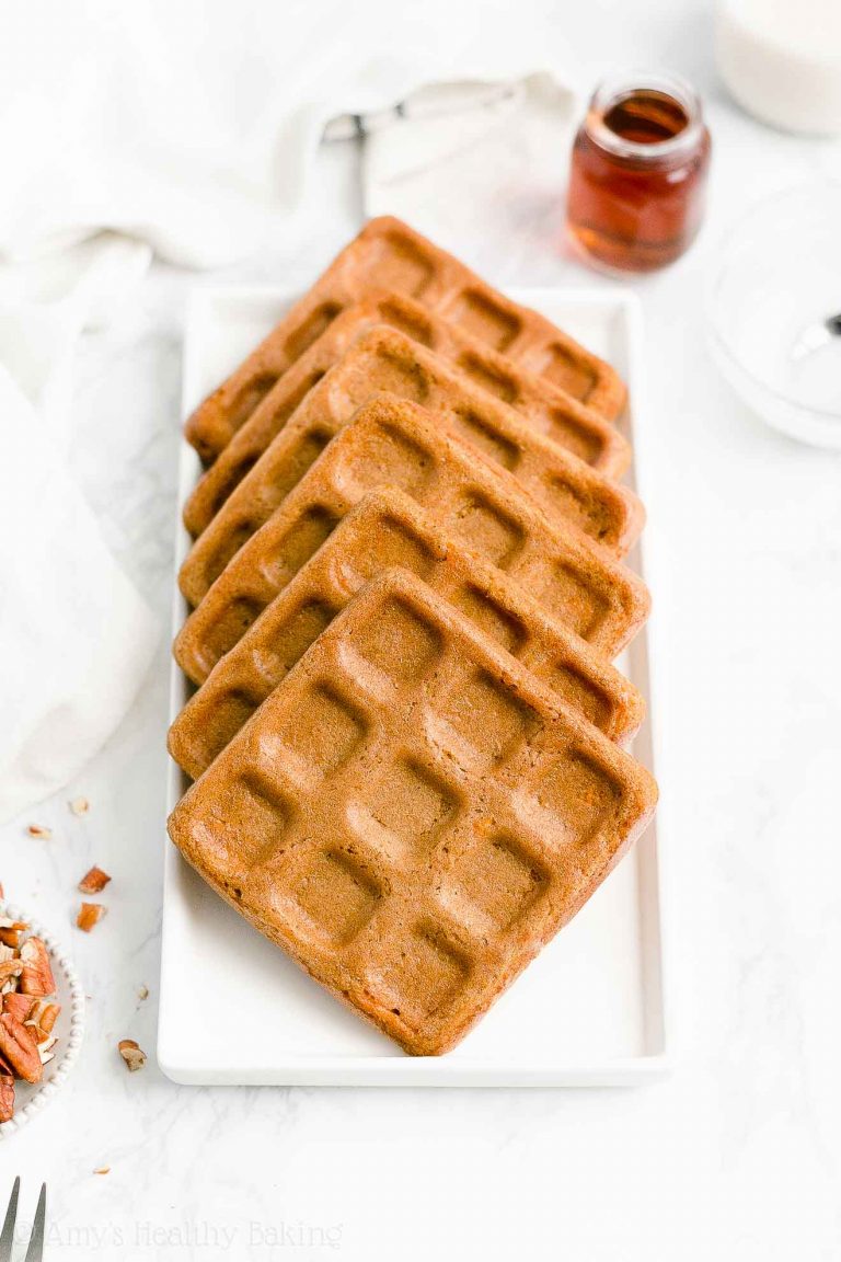 Healthy Carrot Cake Waffles | Amy's Healthy Baking