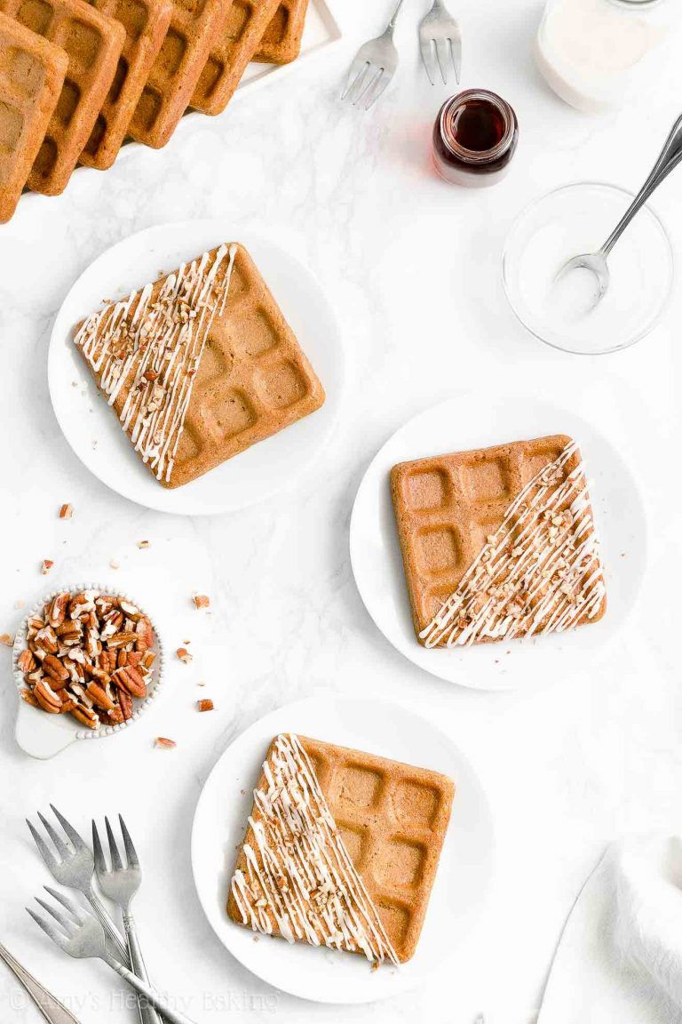 Healthy Carrot Cake Waffles | Amy's Healthy Baking