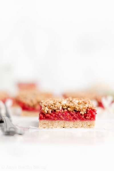 Healthy Raspberry Crumble Bars | Amy's Healthy Baking